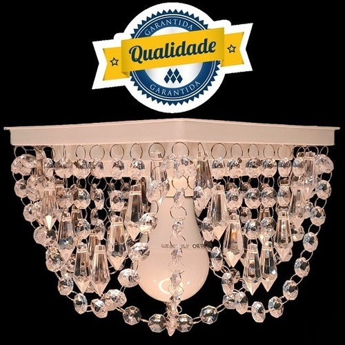 Lustre Luminária de Teto Cristal De Acrílico de Alto Brilho Decoração Casa Sala Plafon de
