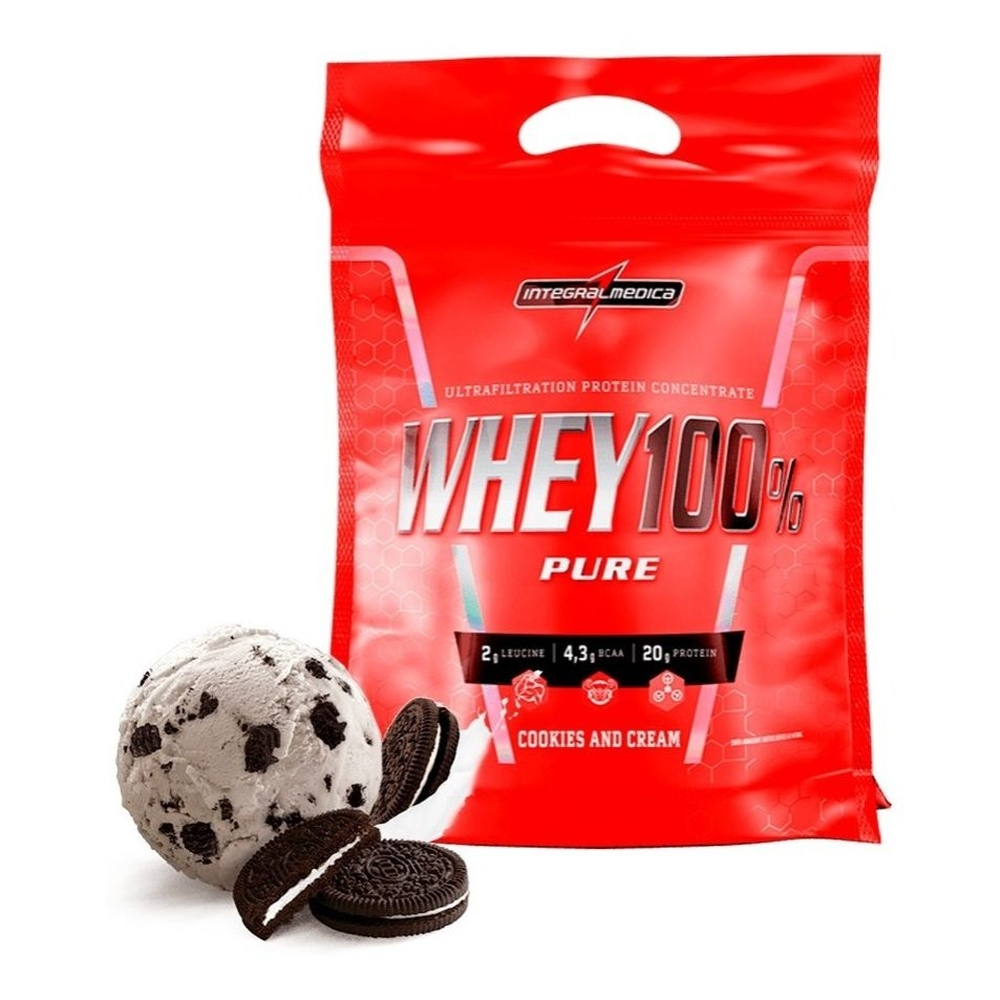 Super Whey 100 Pure Refil 907g Cookies And Cream Integralmedica Em