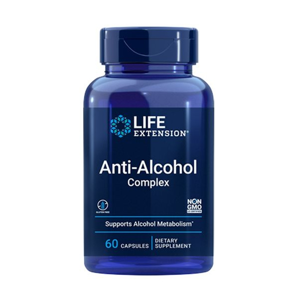 Anti-Alcohol Complex - 60 cápsulas Life Extension | Submarino