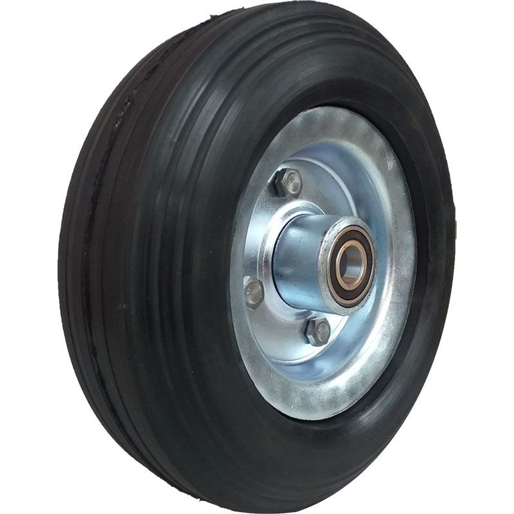 Roda Chapa Estampada 250X4 Pneu de Borracha Maciça Esfera 20mm ... Roda Chapa Estampada 250X4 Pneu de Borracha Maciça Esfera 20mm ...