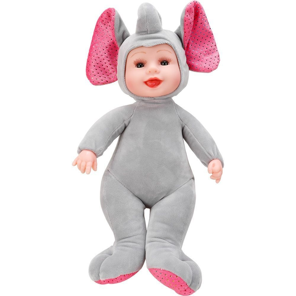 Boneca De Pel cia Baby Bichinhos Elefantinho Babu Brink No Shoptime boneca-de-pel-cia-baby-bichinhos-elefantinho-babu-brink-no-shoptime