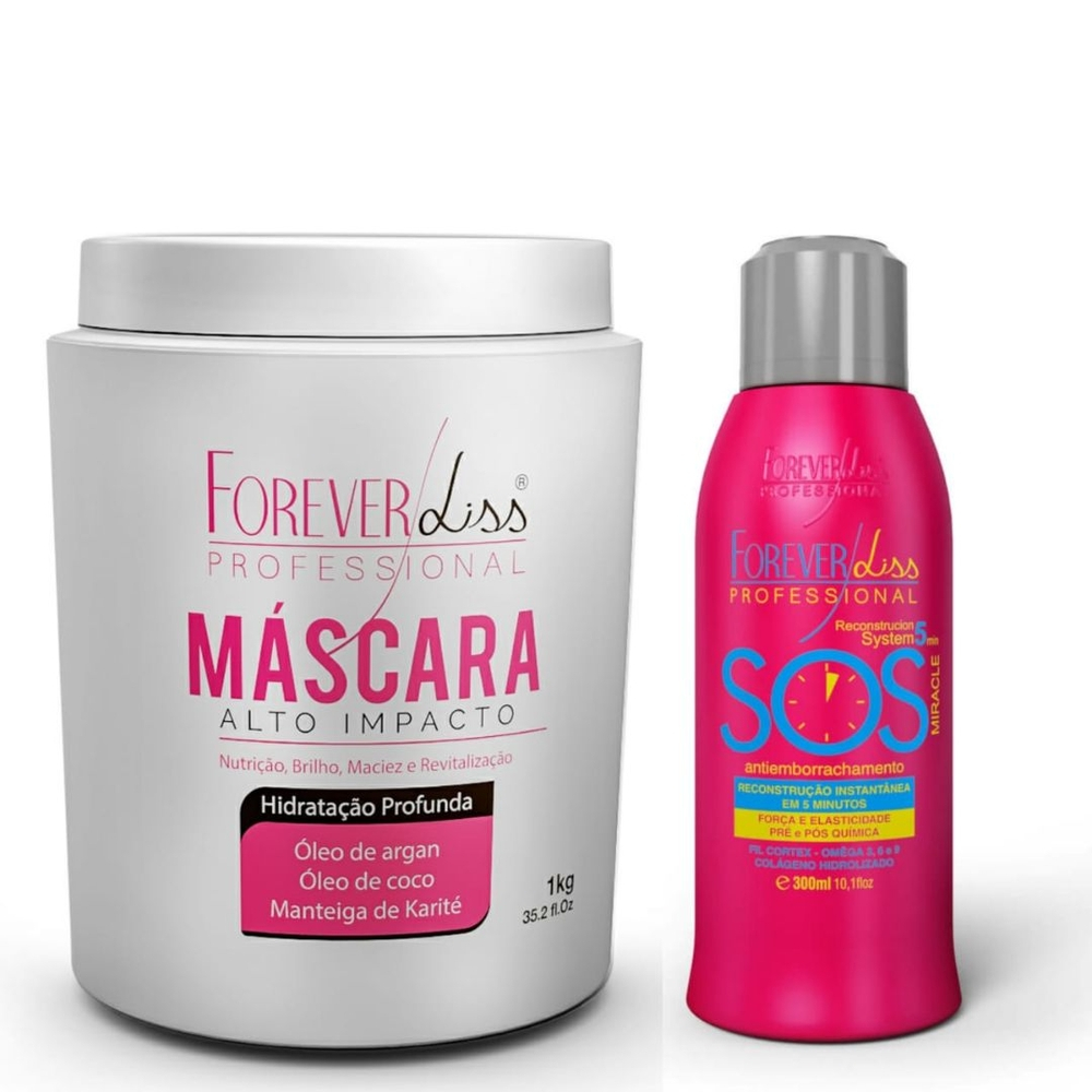 Forever Liss Sos Reconstrução Instantânea Antiemborrachamento 300ml