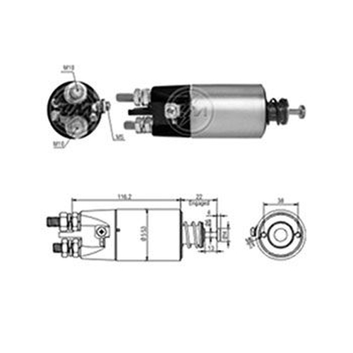 Automatico Motor De Partida Partida Sistema 24v Zm Cod Ref Zm2897 Fh