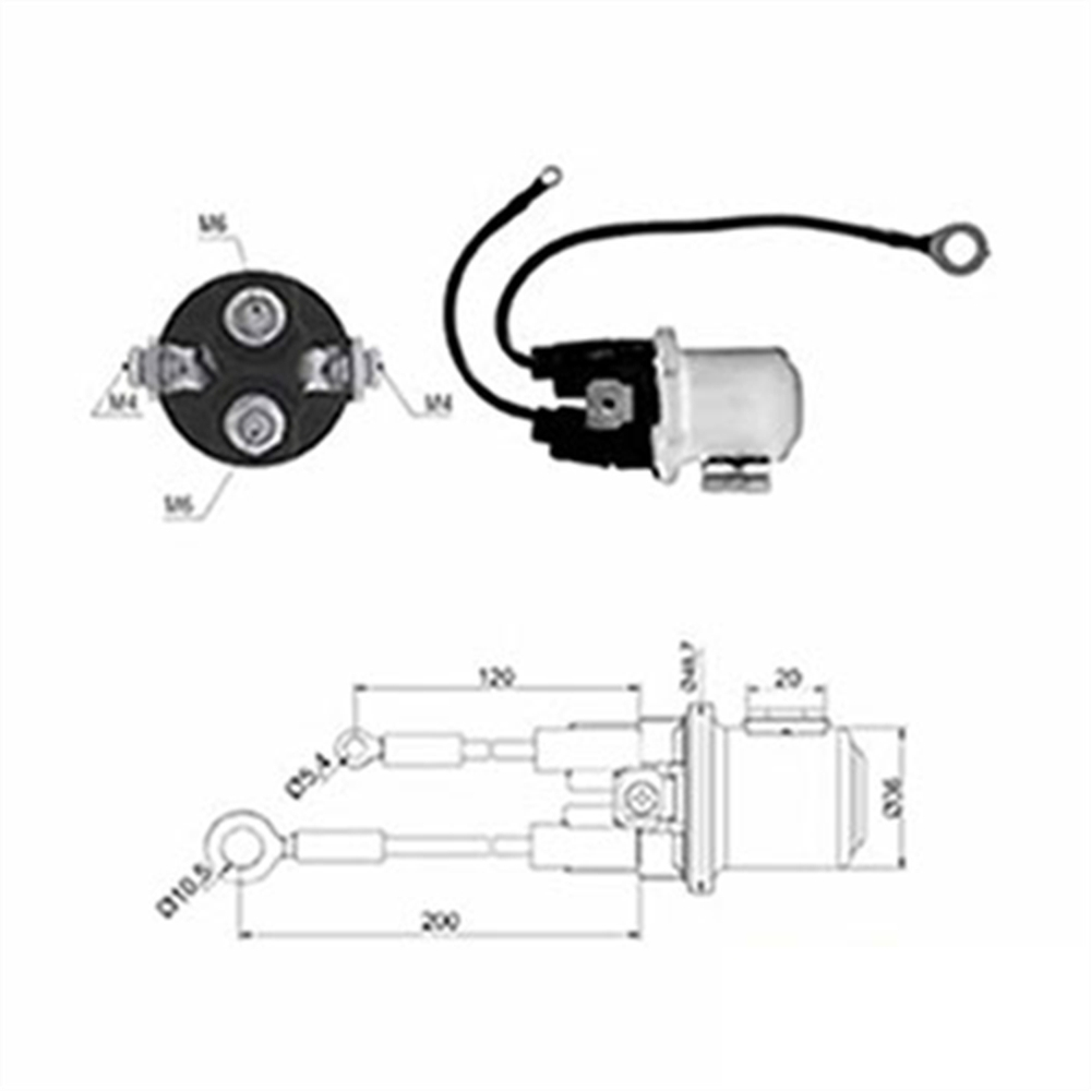 Automatico Motor De Partida 24v Zm Cod Ref Zm428 Volvo Vw Caminhoes