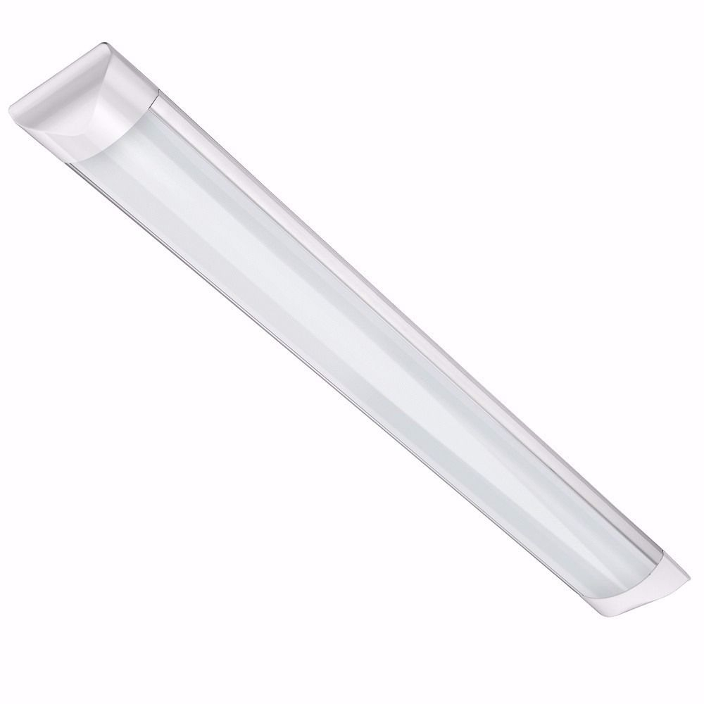 Luminária Tubular Led 40w 120cm Sobrepor Calha Bivolt em Promoção na ... Luminária Tubular Led 40w 120cm Sobrepor Calha Bivolt em Promoção na ...