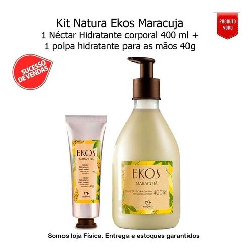 Kit Natura Ekos Maracujá - Hidratante Corporal + Hidrat.mãos | Submarino