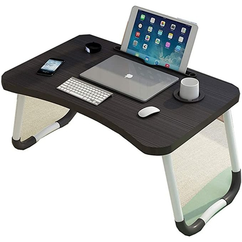 Foldable Lap Desk Portable Lap Standing Desk Breakfast Folding Small Dormitory Table Notebook Stand Reading Holder Handle Children s Drawing Students Desk Game Tabl Importado em Promocao na Americanas