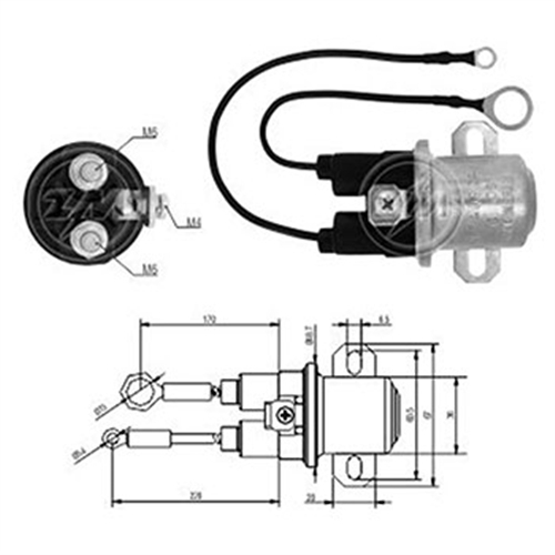 Automatico Auxiliar Do Motor Departida 38mt Partida Sistema Delco Remy