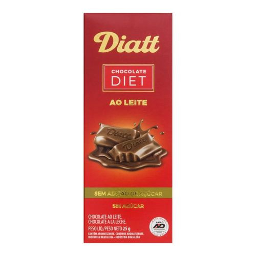 Chocolate Diet Ao Leite Diatt 25g na Americanas Empresas