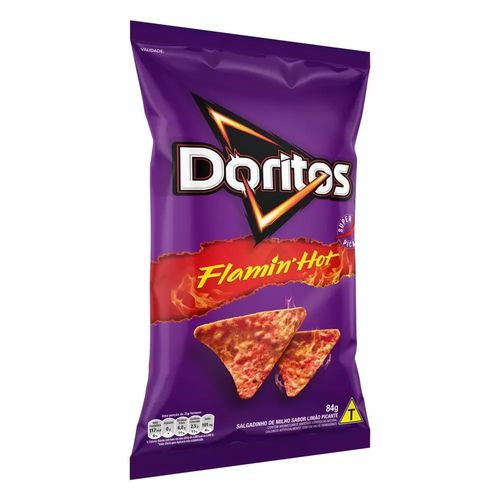 Salgadinho De Milho Doritos Flamin Hot Pacote 84g Em Promoção Na