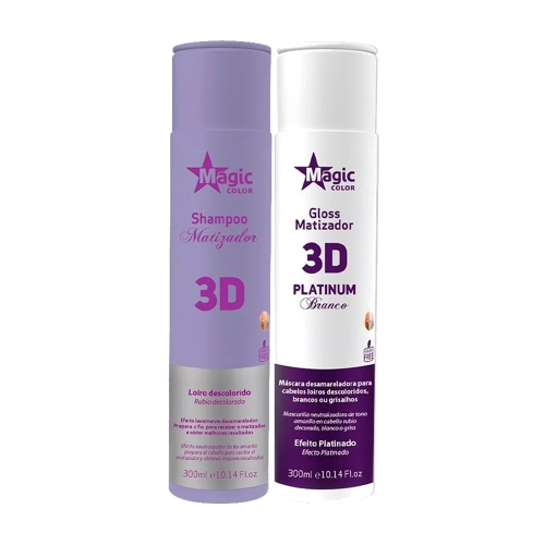 Shampoo Matizador + Platinum Branco 500ml Magic Color em Promoção na ... Shampoo Matizador + Platinum Branco 500ml Magic Color em Promoção na ...