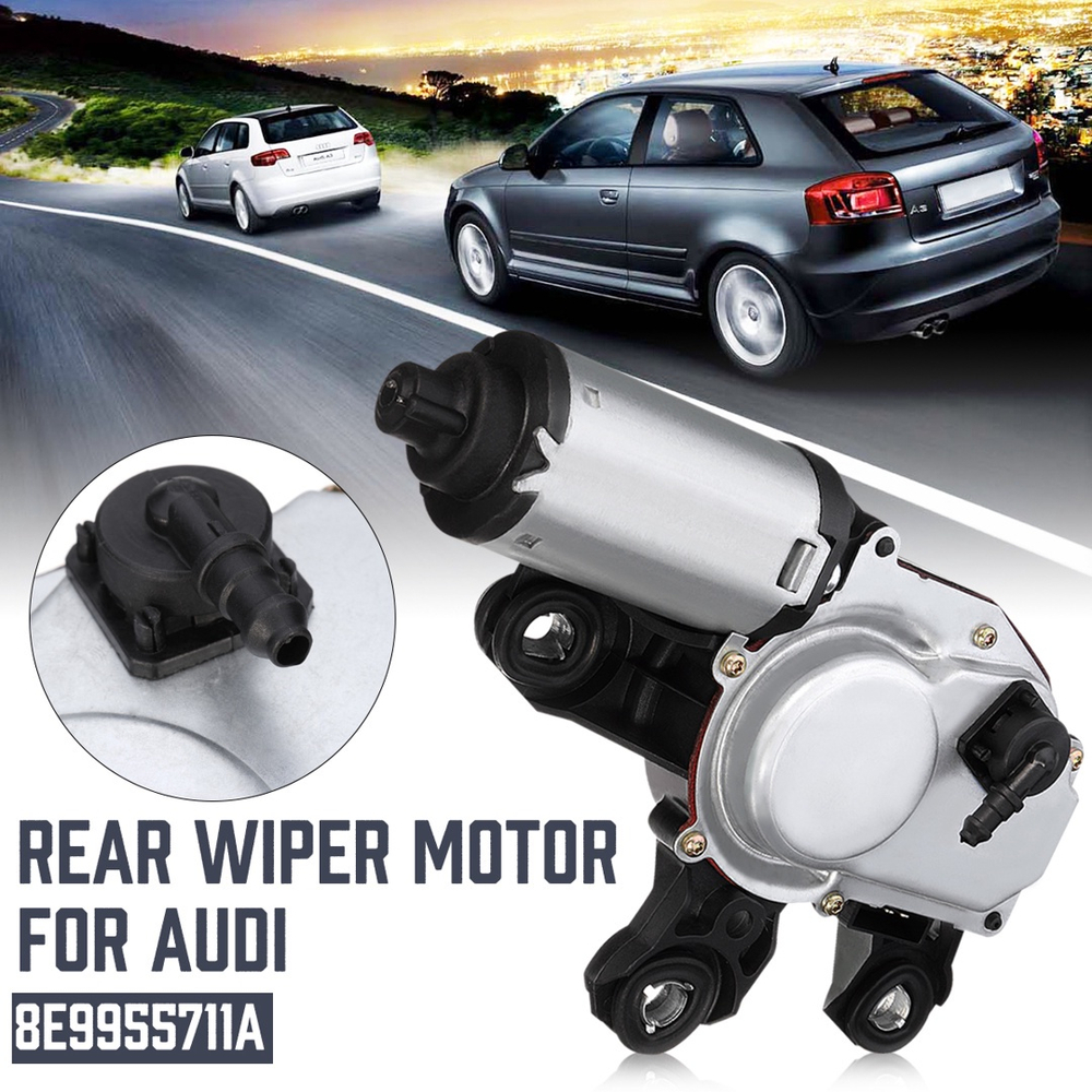 Motor do limpador de para-brisa traseiro para Audi A3 8P A4 A6 Q5 Q7 8E9955711A 8E9955711E em ...