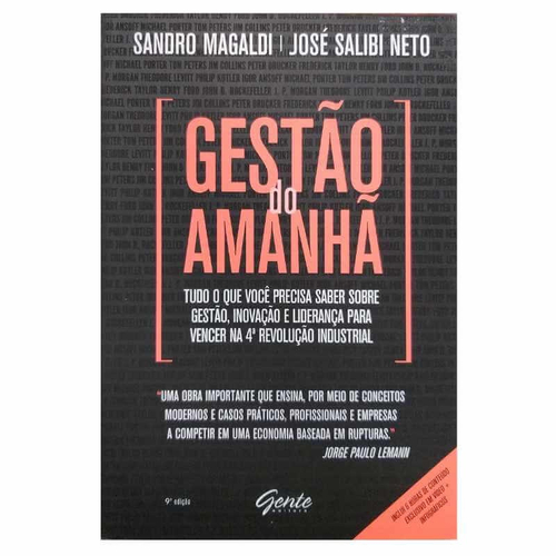 Livro Físico Gestão Do Amanhã Sandro Magaldi And José Salibi Neto Tudo O