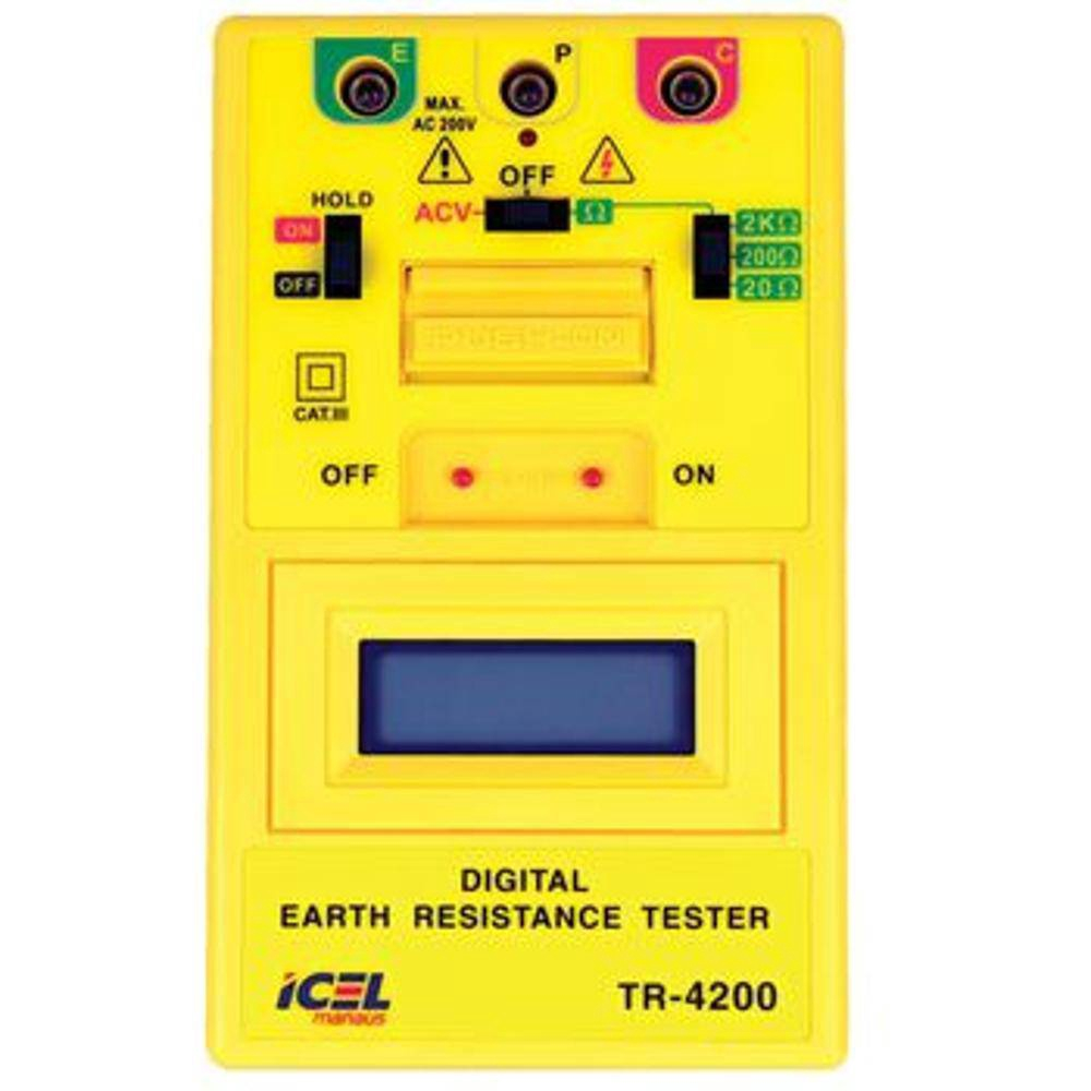 Icel centrium energy tr-4200 medidor de aterramento digital em Promoção ...