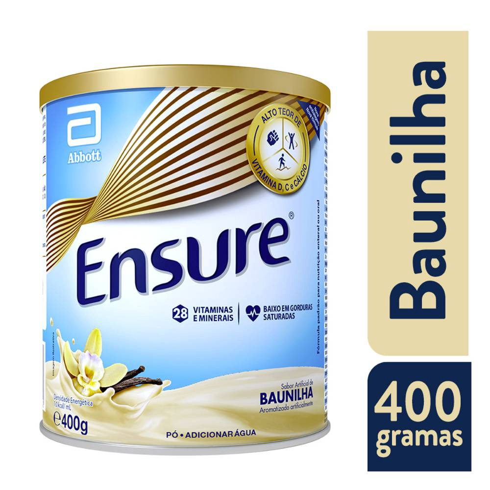 Ensure Pó Suplemento Adulto Sabor Baunilha Lata 400g no Shoptime Ensure Pó Suplemento Adulto Sabor Baunilha Lata 400g no Shoptime