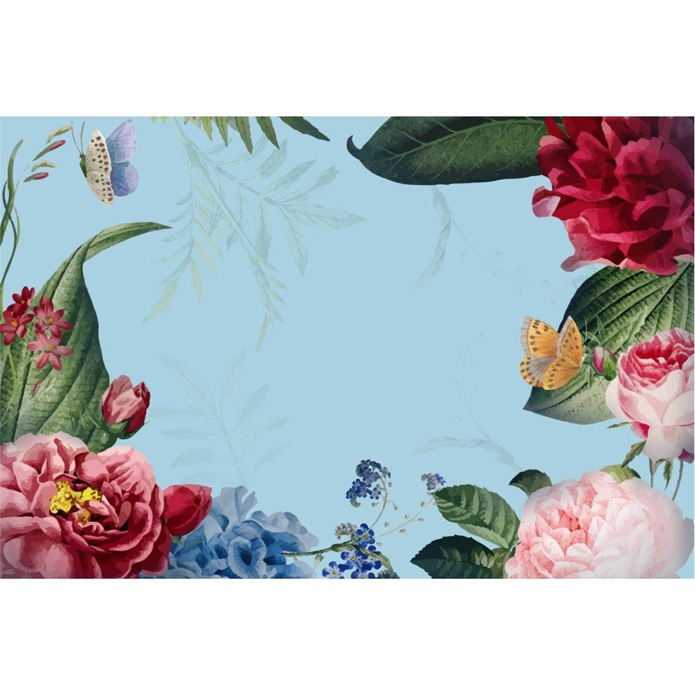 Painel De Lona Jardim Aquarela e Borboletas | Submarino Painel De Lona Jardim Aquarela e Borboletas | Submarino
