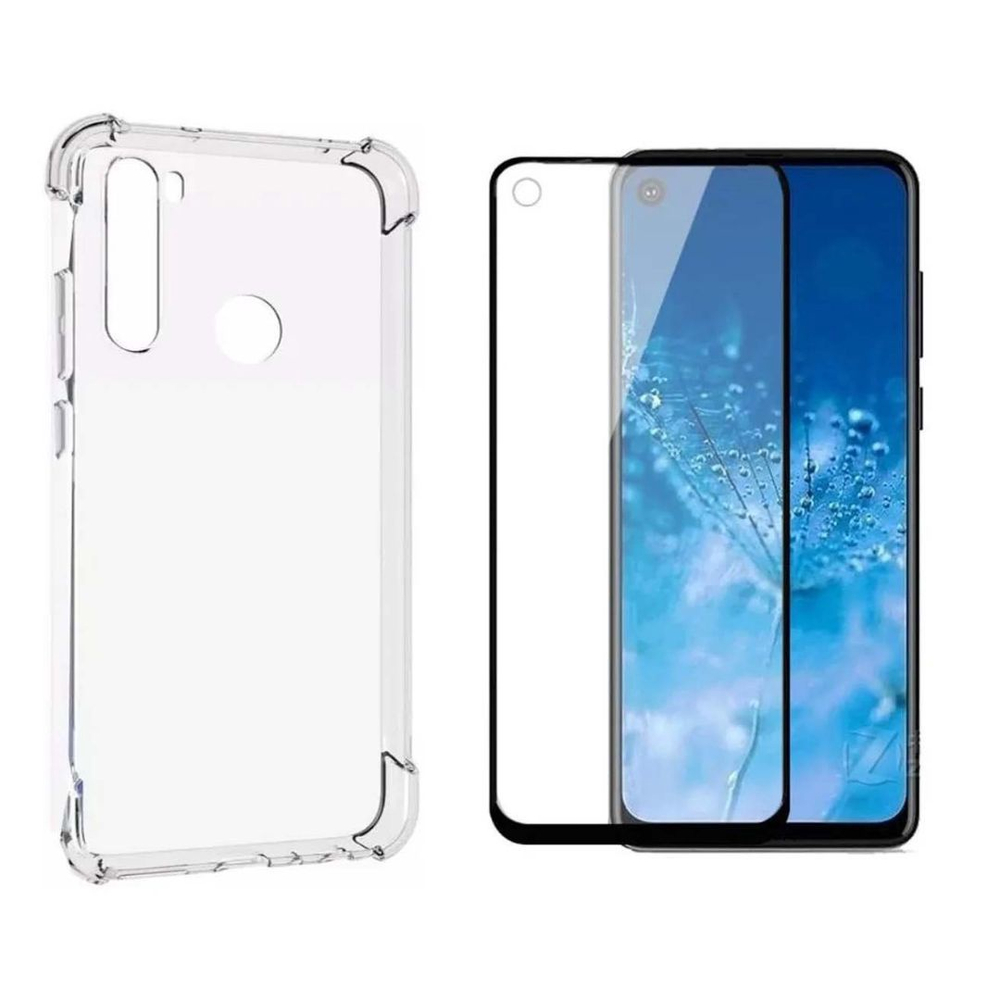 Capa Anti Impacto Moto G8 Power Película De Vidro 3d No Shoptime