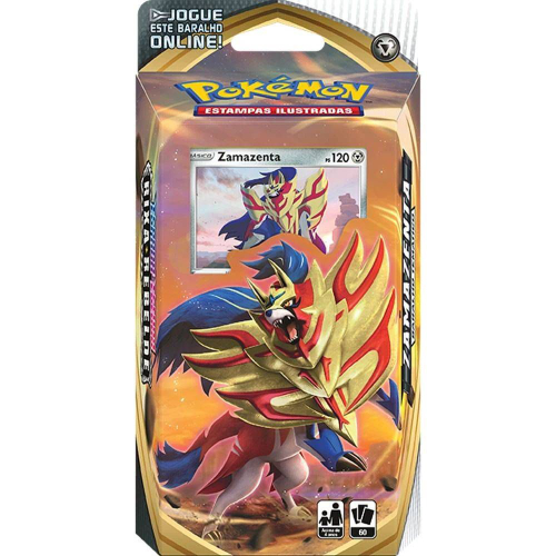 Deck Pokemon Zamazenta Espada E Escudo 2 Rixa Rebelde Copag Em Promoção