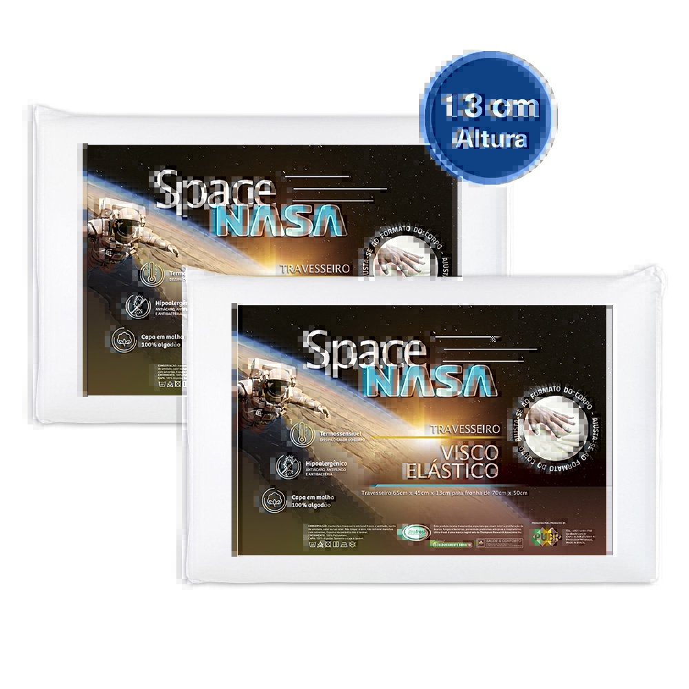 Kit Travesseiro Nasa - Nap Space - 2 Peças no Shoptime Kit Travesseiro Nasa - Nap Space - 2 Peças no Shoptime