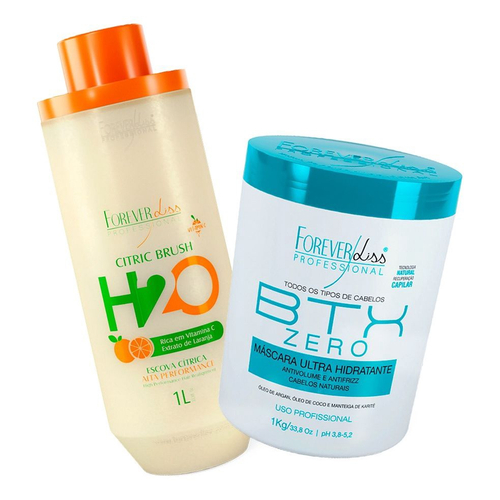 Forever Liss Progressiva Citric H2o Botox Zero Formol 1kg Em Promoção
