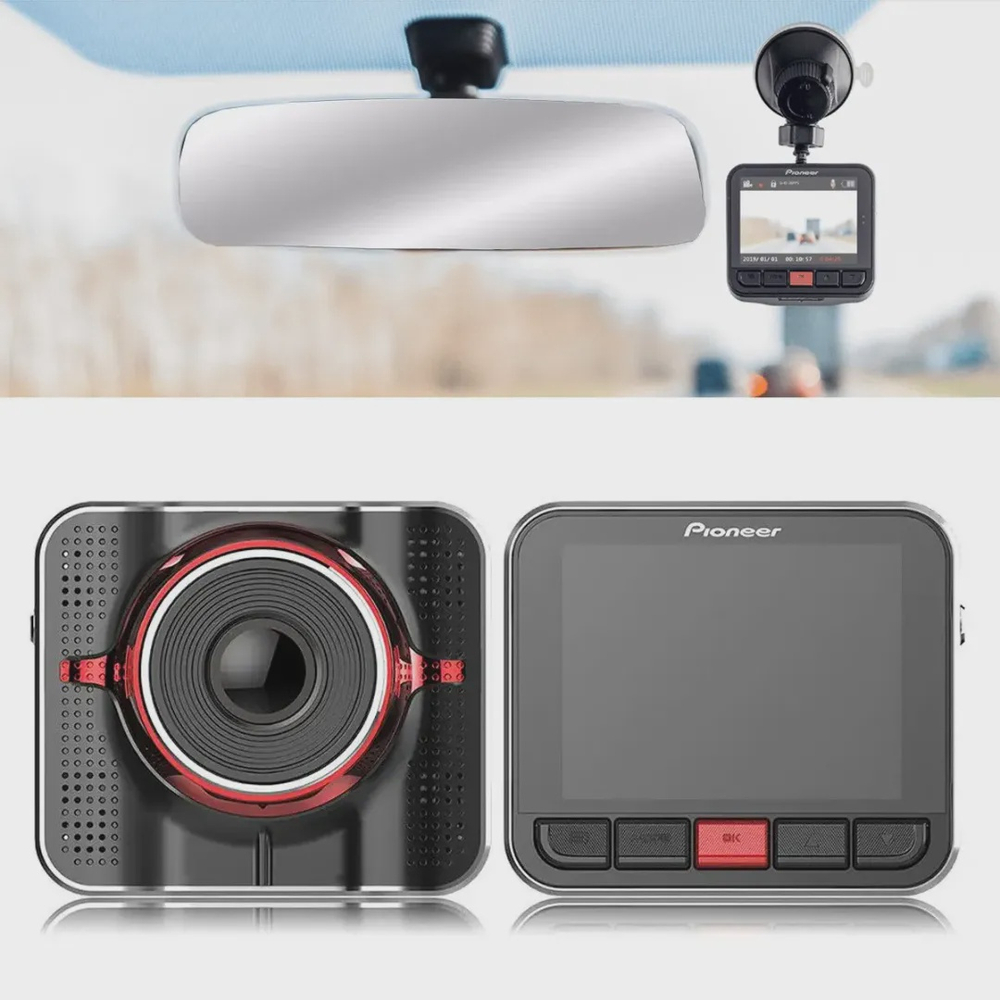 Câmera Filmadora Automotiva Segurança Pioneer Dashcam VREC-100CH no ...