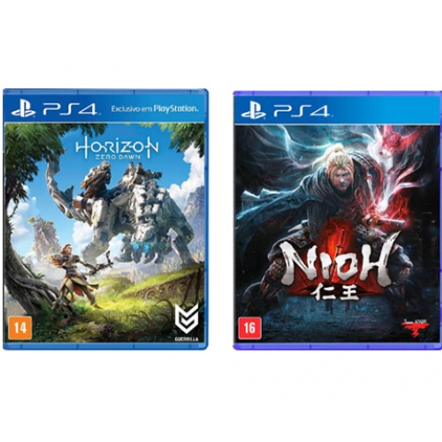 Games Horizon Zero Dawn + Nioh PS4 no Shoptime