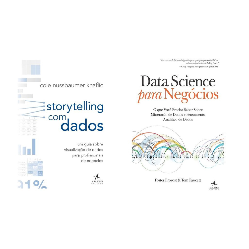 Kit Livros Storytelling Com Dados E Data Science Para Negócios No Shoptime 