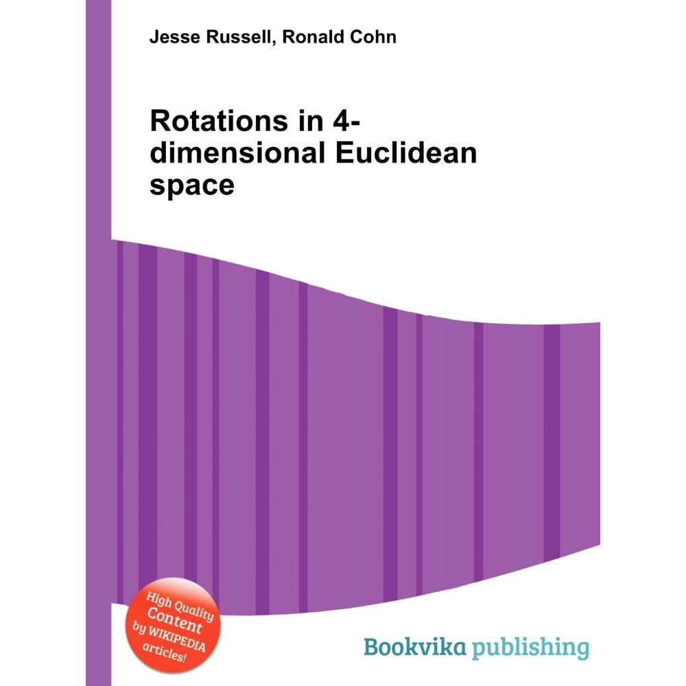Rotations In 4 Dimensional Euclidean Space No Shoptime