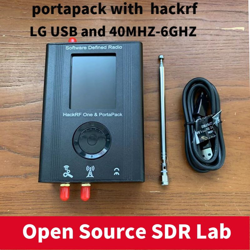 2020 Última Versão portapack + hackrf one 1MHz a 6GHz sdr Rádio Definido por Software + 0,5ppm ...