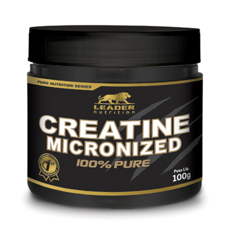 Creatine Micronized 100 Pure 300g Leader Nutrition Submarino