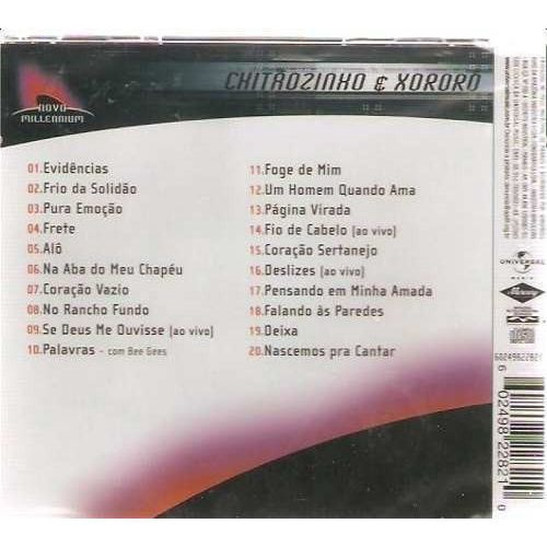 Cd Chitãozinho And Xororó Novo Millennium Em Promoção Na Americanas