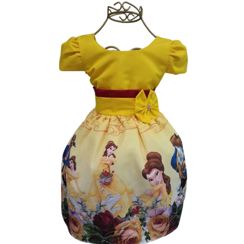 Vestido Festa Passeio Infantil Tem tico Bela E A Fera Em Promo o vestido-festa-passeio-infantil-tem-tico-bela-e-a-fera-em-promo-o