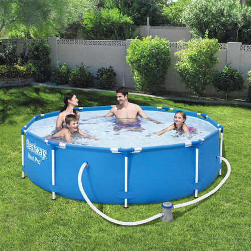 Piscina Estruturada 6.473L Circular Bestway + Filtro 110V em Promoção ... Piscina Estruturada 6.473L Circular Bestway + Filtro 110V em Promoção ...