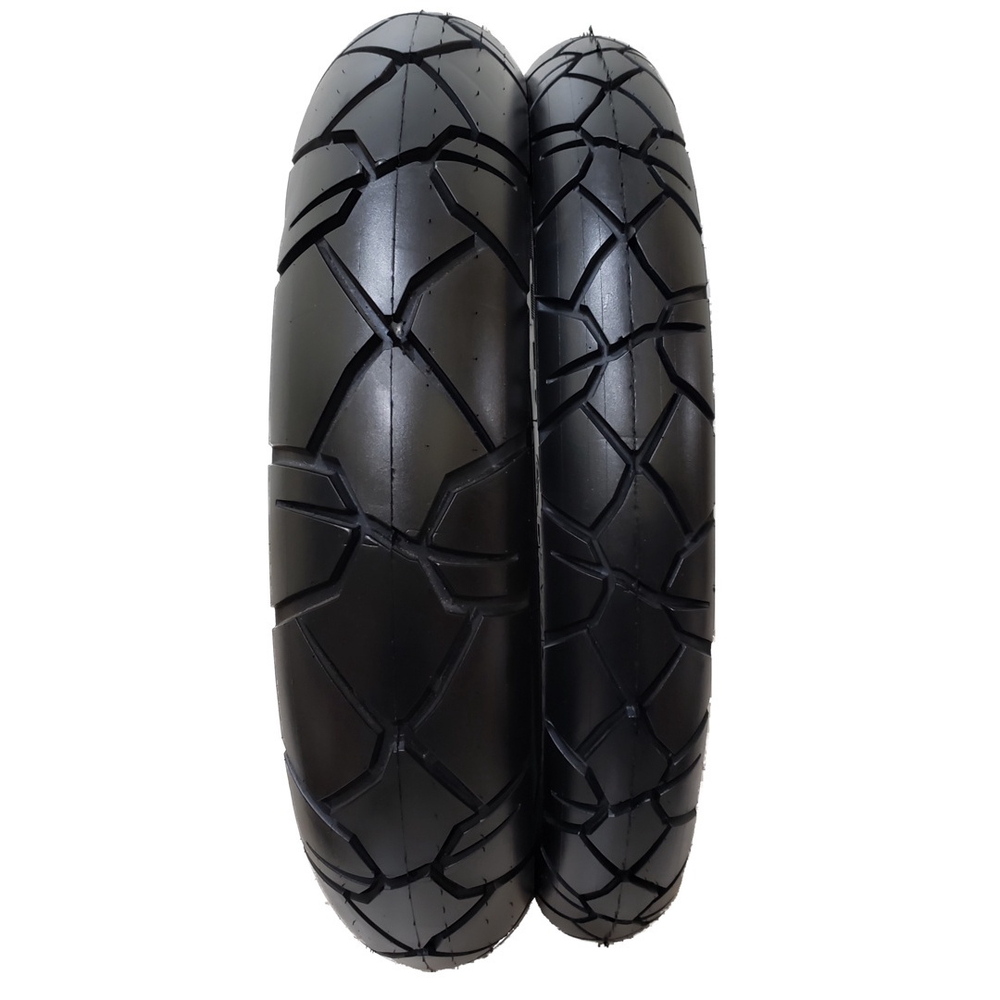 Par De Pneus cb 400 cb 450 tdm 225 Traseiro 130/80-18 E Dianteiro 90/90-19 Parrudo Cinborg no ...