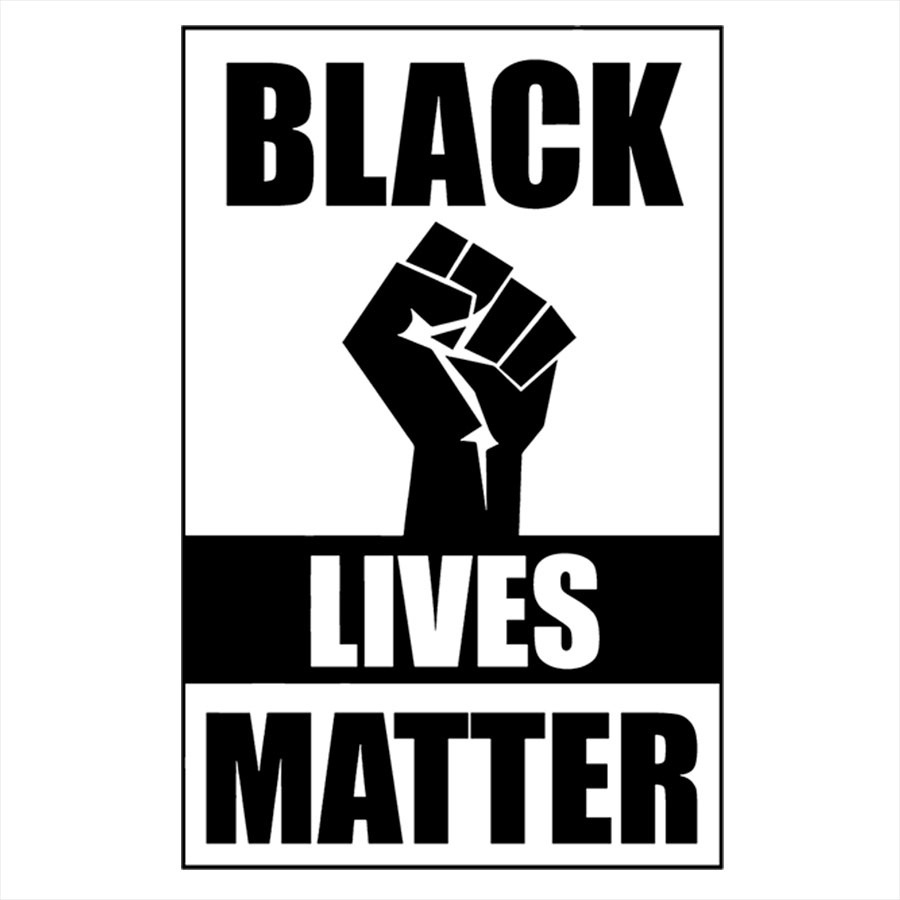 Adesivo de Parede 60x38cm - Black Lives Matter Sociedade em Promoção na ...