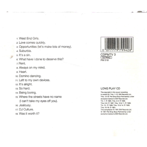 Cd Pet Shop Boys - Discography - Importado em Promoção na Americanas Cd Pet Shop Boys - Discography - Importado em Promoção na Americanas