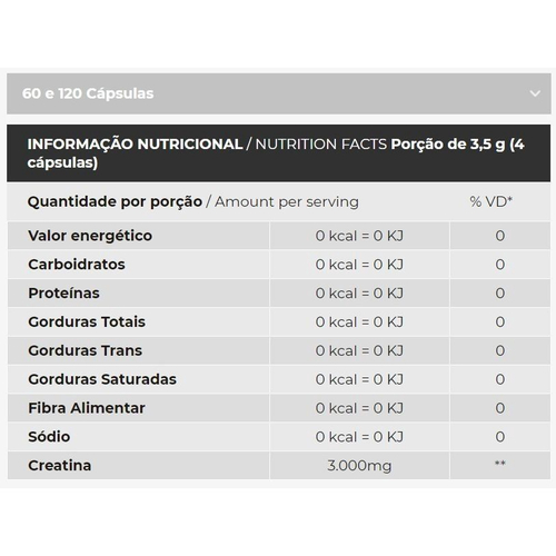 Creatina Hardcore (60 Capsulas) Integralmedica em Promoção na Americanas Creatina Hardcore (60 Capsulas) Integralmedica em Promoção na Americanas