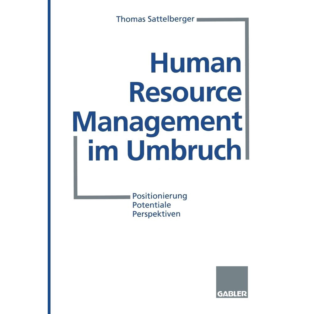 Human Resource Management Im Umbruch | Submarino Human Resource Management Im Umbruch | Submarino