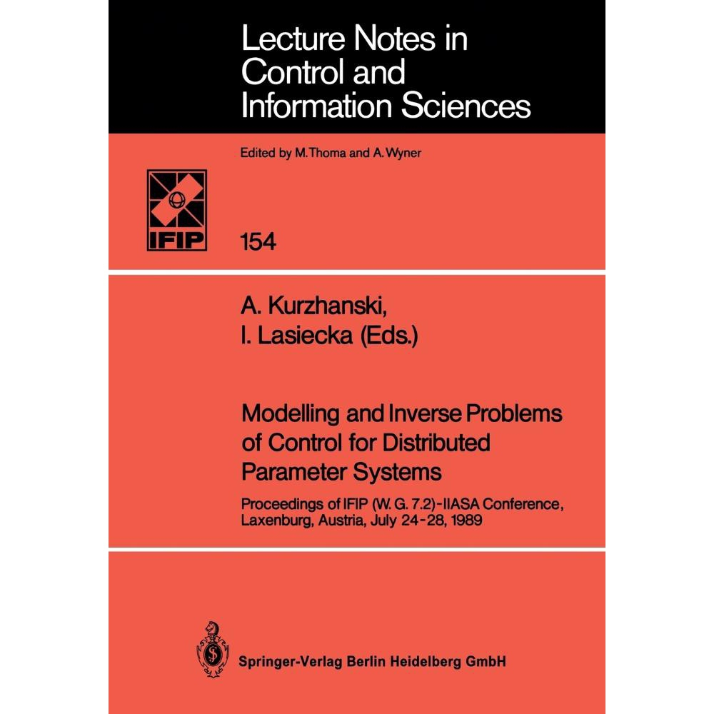 Modelling And Inverse Problems Of Control For Distributed Parameter Systems Em Promoção Na