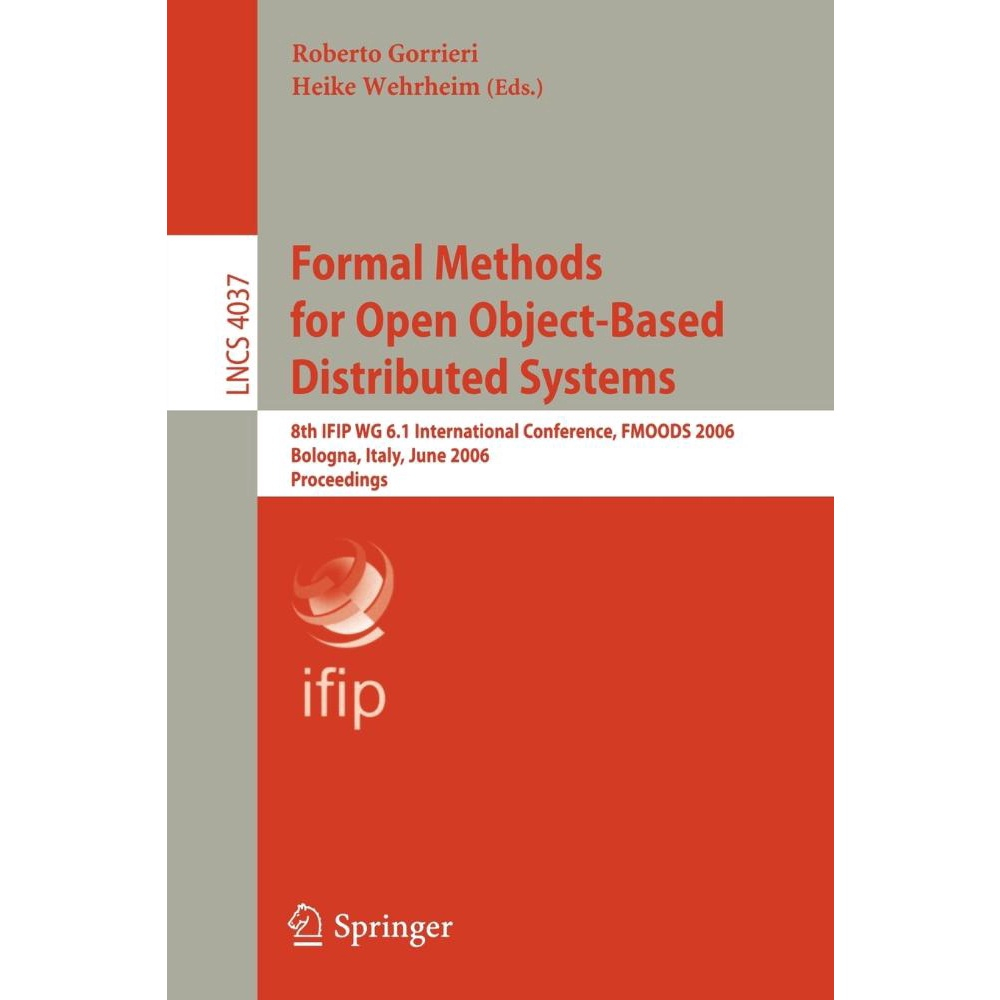 Formal Methods For Open Object Based Distributed Systems Submarino