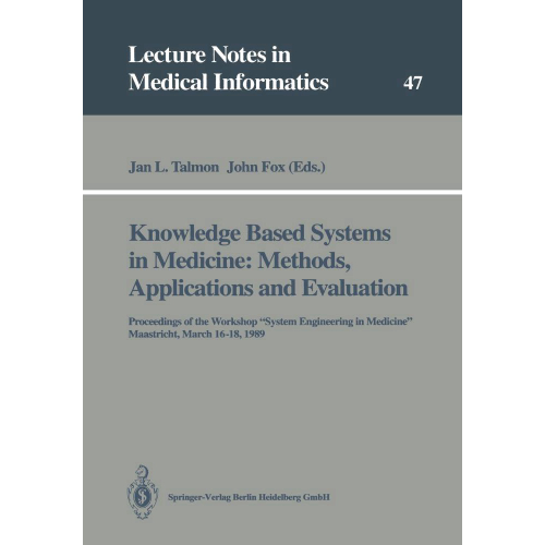 Knowledge Based Systems in Medicine no Shoptime Knowledge Based Systems in Medicine no Shoptime
