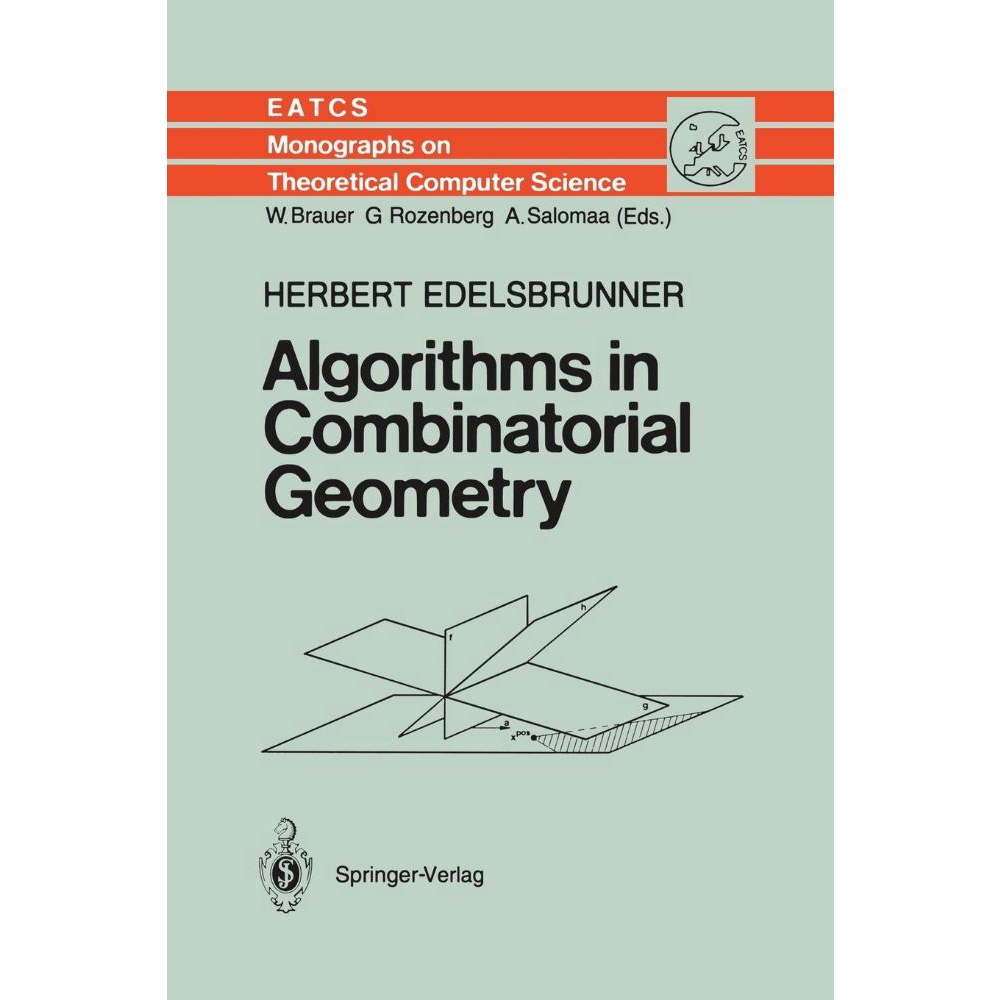 Algorithms In Combinatorial Geometry No Shoptime 3780