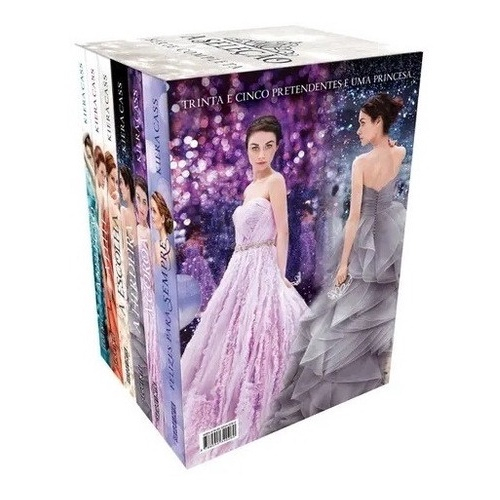 Box A Seleção Diário Da Seleção 7 Livros Kiera Cass Em Promoção