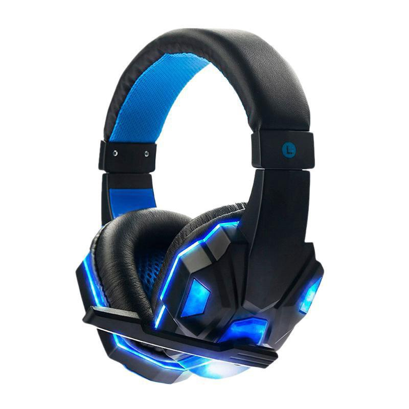 Fone Gamer Sy830Mv Headset Com Microfone, Bass Hd E Led Azul em ...