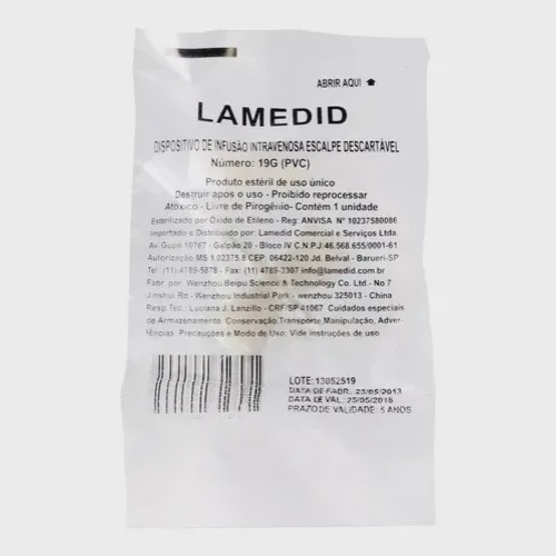 Scalp N°19 Dispositivo De Infusão Intravenosa C/10 Solidor em Promoção ... Scalp N°19 Dispositivo De Infusão Intravenosa C/10 Solidor em Promoção ...