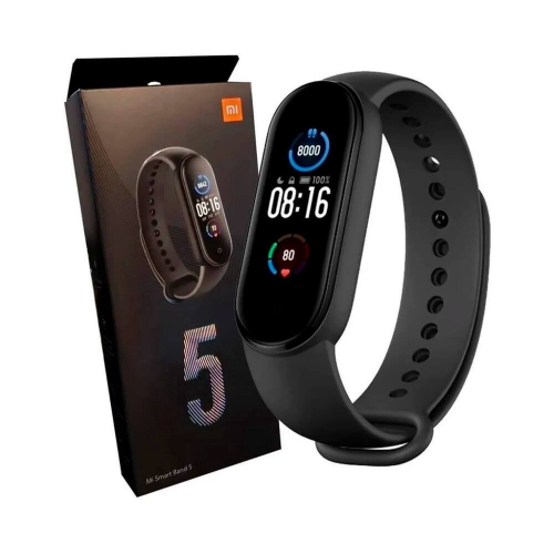 Relogio Smartwatch Mi Band 5 Pulseira Original Xiaomi Global XMSH10HM ...