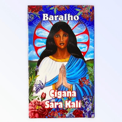 Baralho Tarot Cigana Santa Sara Kali Plastificado 36 Cartas Mandala Esotérica Em Promoção Na