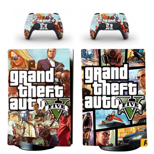 Grand Theft Auto gta 5 PS5-Skin consola Etiqueta 5 PlayStation, Digital ...
