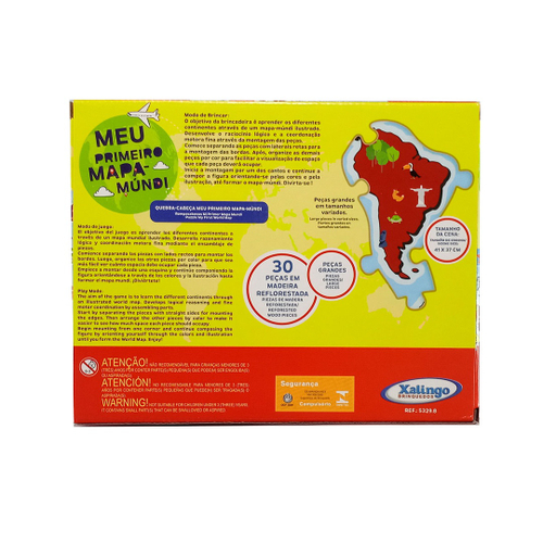 Quebra-cabeca big meu primeiro mapa-mundi em Promoção na Americanas Quebra-cabeca big meu primeiro mapa-mundi em Promoção na Americanas