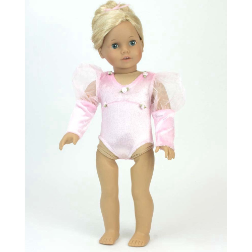 Sophia S 18 Inch Doll Clothes 5 Pc Ballet Set Se Encaixa American Girl Doll Bandana De Velour